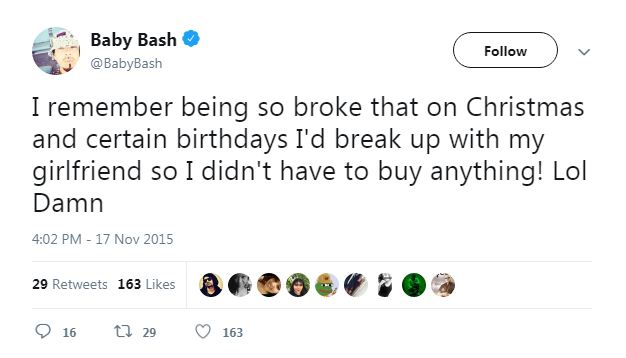 How Much Is Baby Bash Net Worth? Now, Girlfriend, Family, Bio